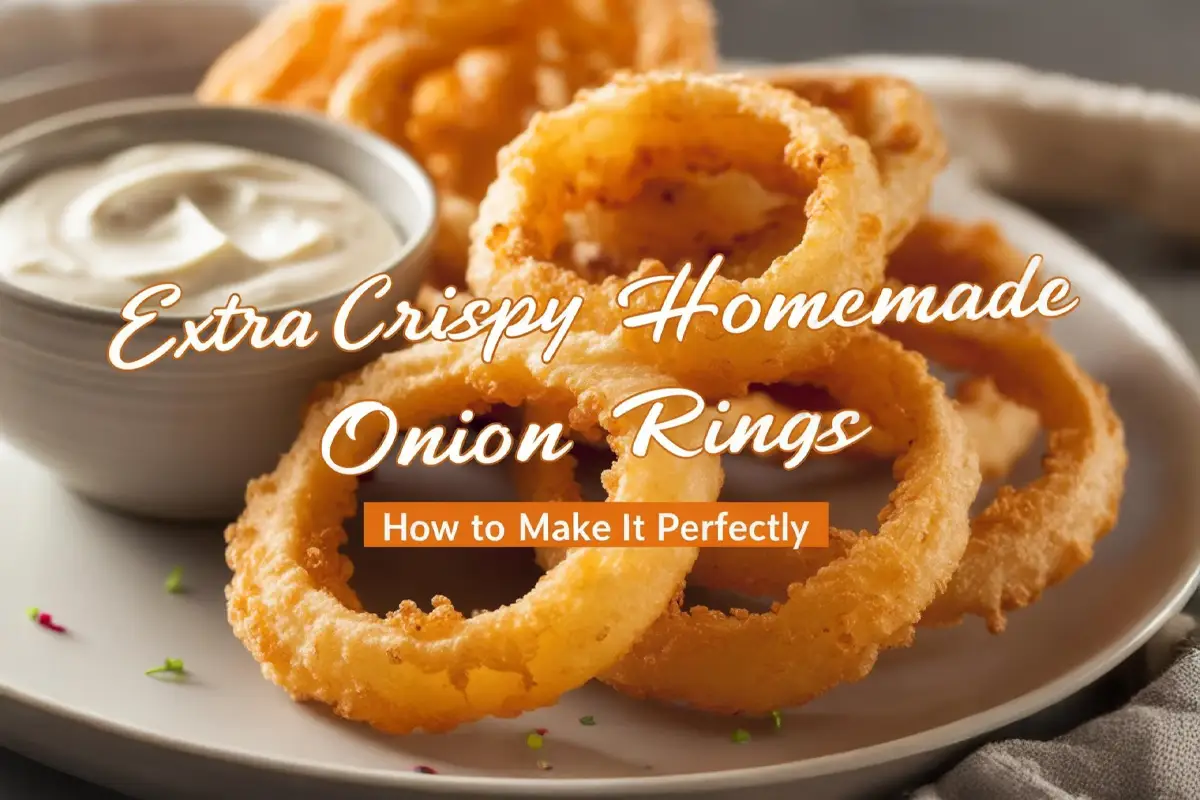Extra Crispy Homemade Onion Rings - Billy Recipes