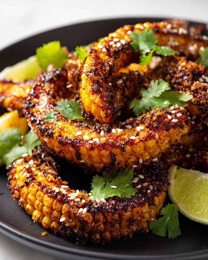 Crispy Swicy Corn Ribs with Gochujang Butter Recipe - Billy Recipes