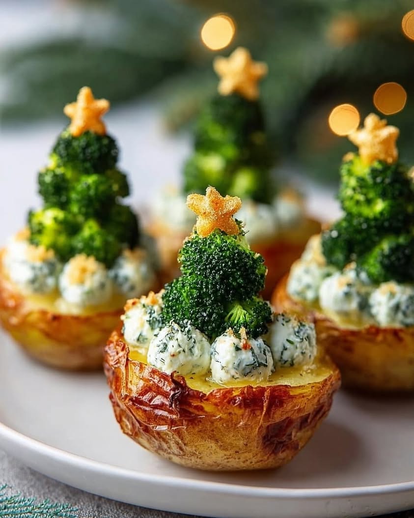 Festive Broccoli Tree Potato Bites: A Magical Holiday Appetizer - Billy ...