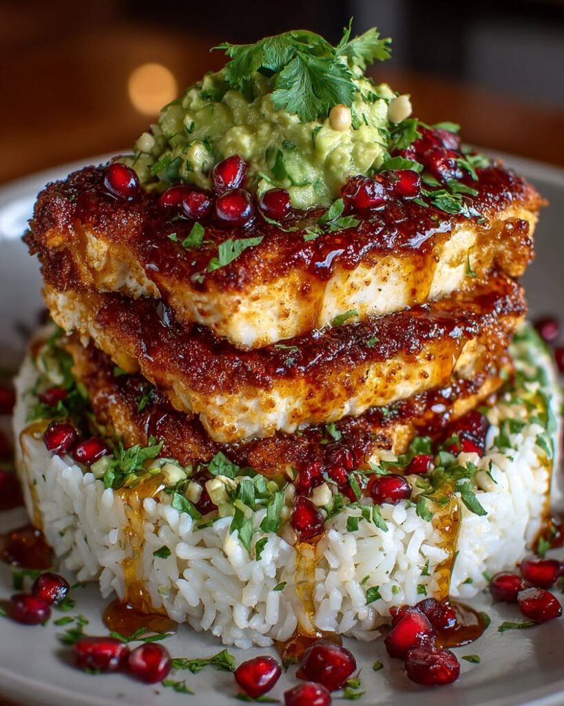 Hot Honey Chicken Tower Recipe - Billy Recipes
