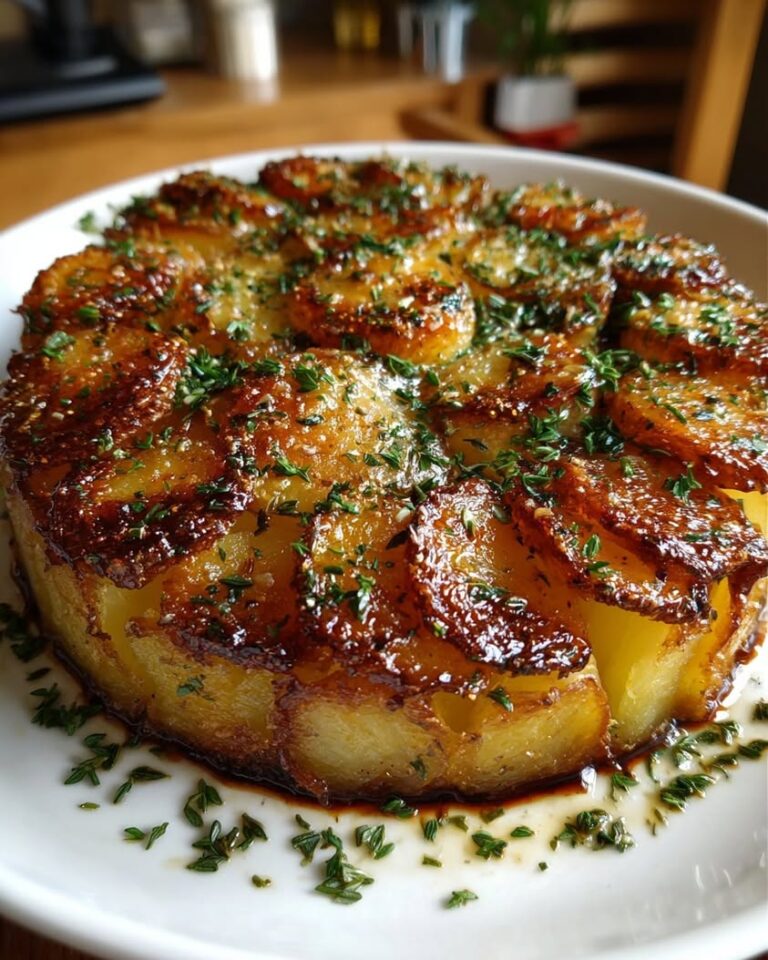 Crispy Balsamic Thyme Potato Torte - Billy Recipes